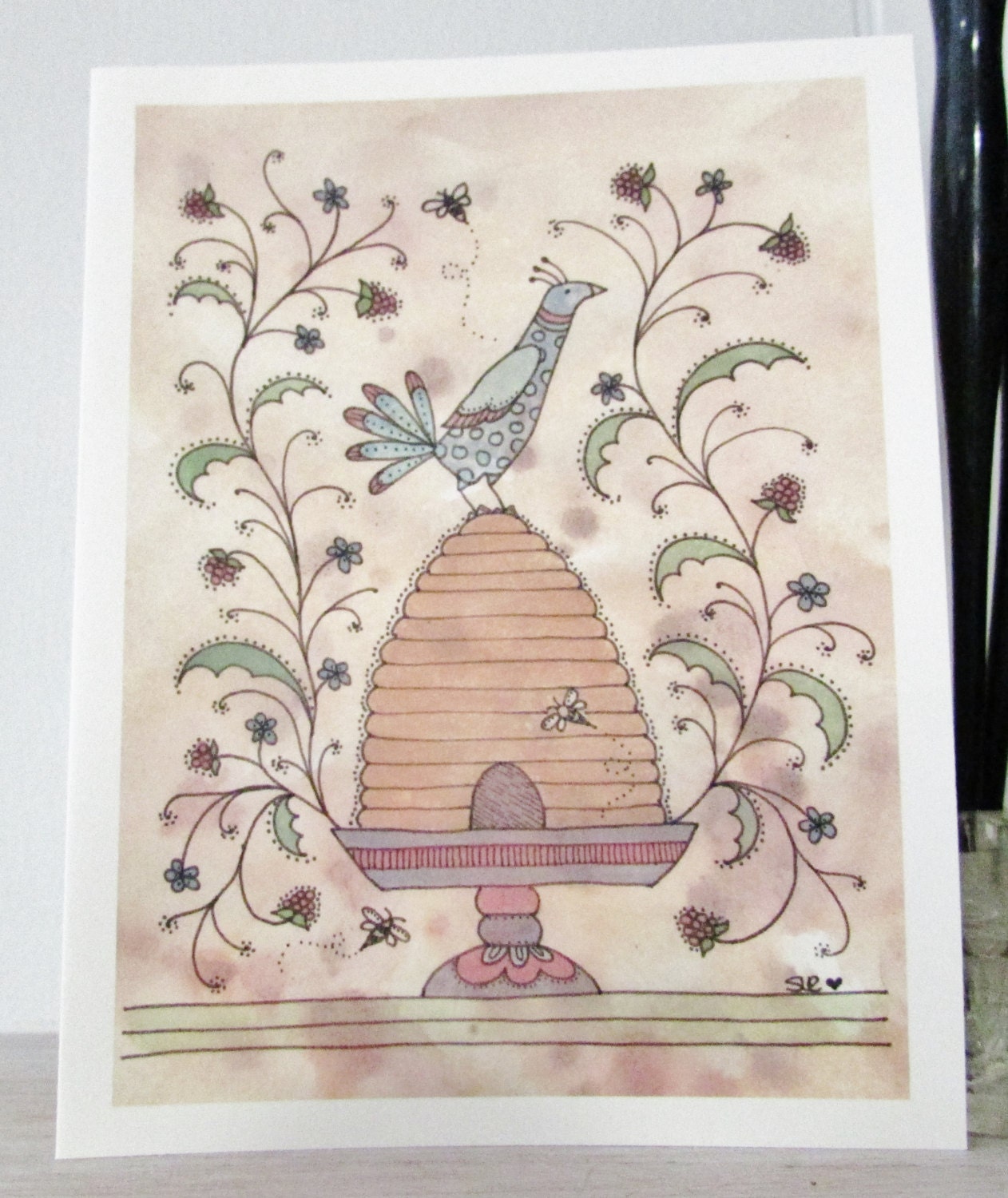 Bee Hive Note Cards Blank Set of 4 With Envelopes Assorted - Etsy