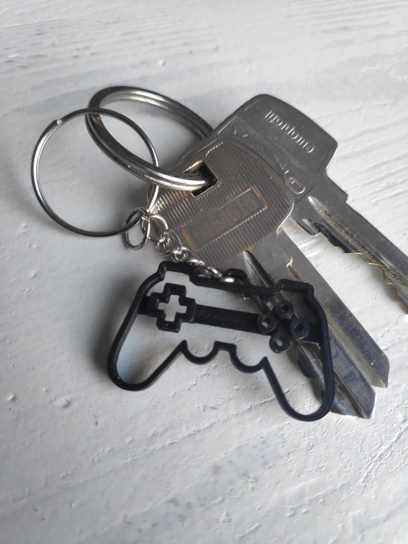 Retro Joystick Keychain Gamer Accessory Personalized Keychain Handmade ...