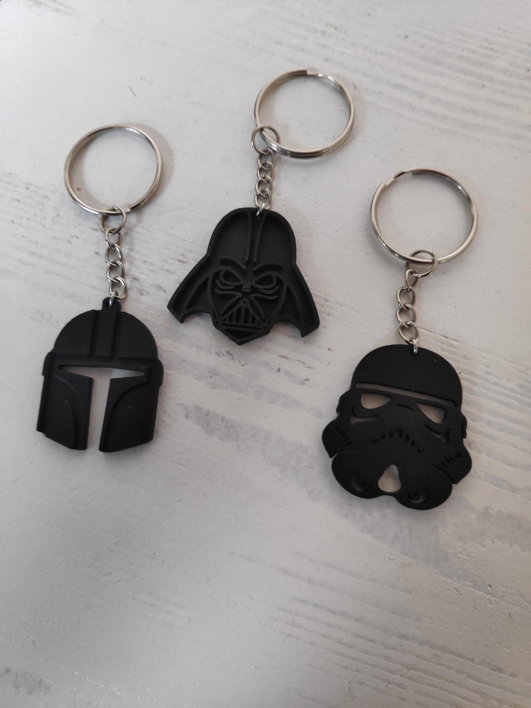 Personalized Star Wars Keychains | 3D Printed Stormtrooper Darth Vader ...