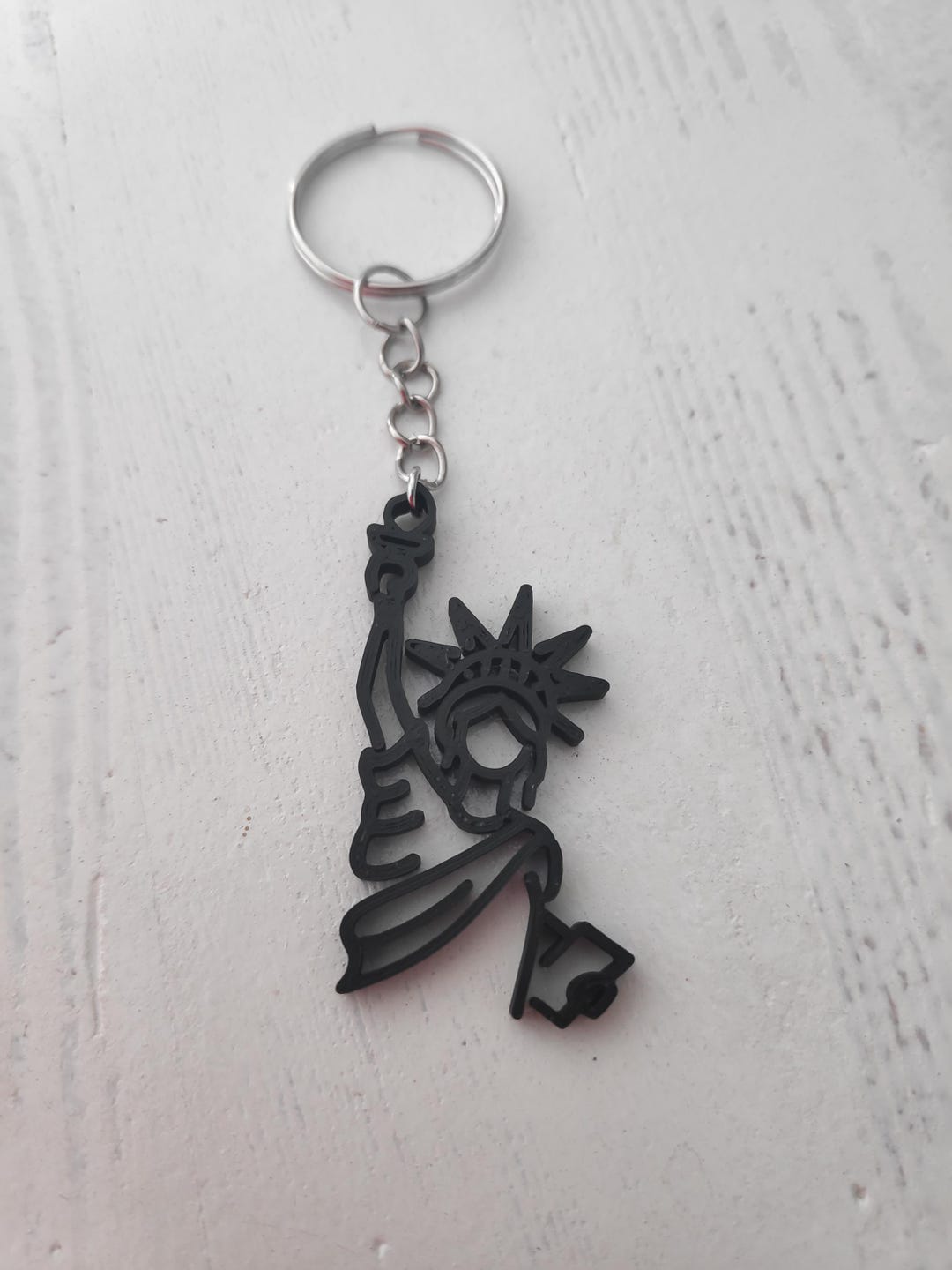 Custom Statue of Liberty Keychain | 3D Printed Souvenir Gift ...