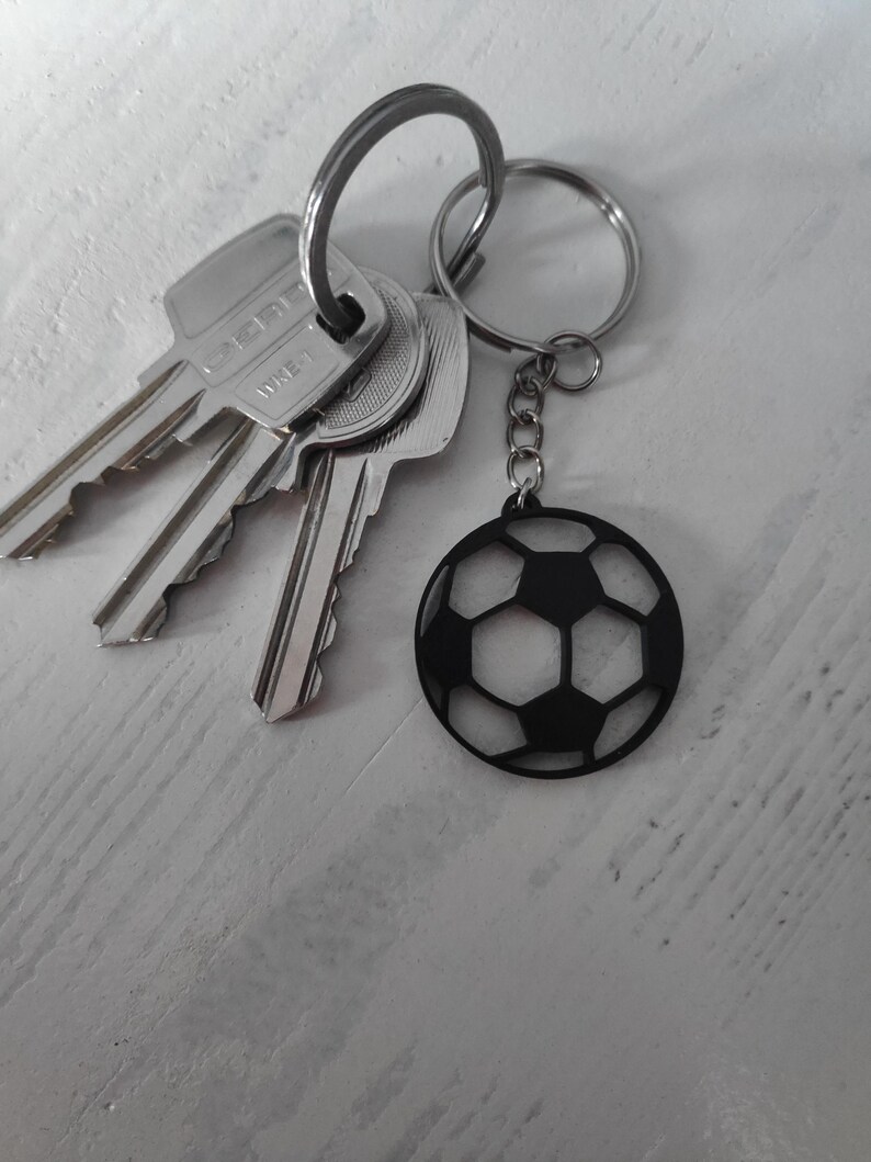 3D Printed Soccer Ball Keychain: Eco-friendly Gift for Fans - Etsy