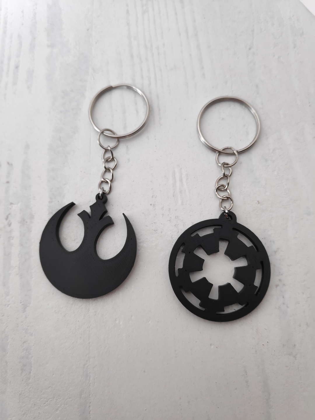 Personalized Star Wars Keychains | 3D Printed Rebel Alliance & Galactic ...