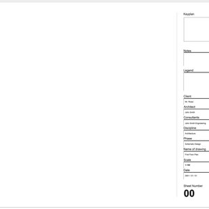 Autocad Title Block Template 1 Block, 5 ISO Standard Sheets ...