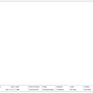 Autocad Title Block Template 1 Block, 5 ISO Standard Sheets ...