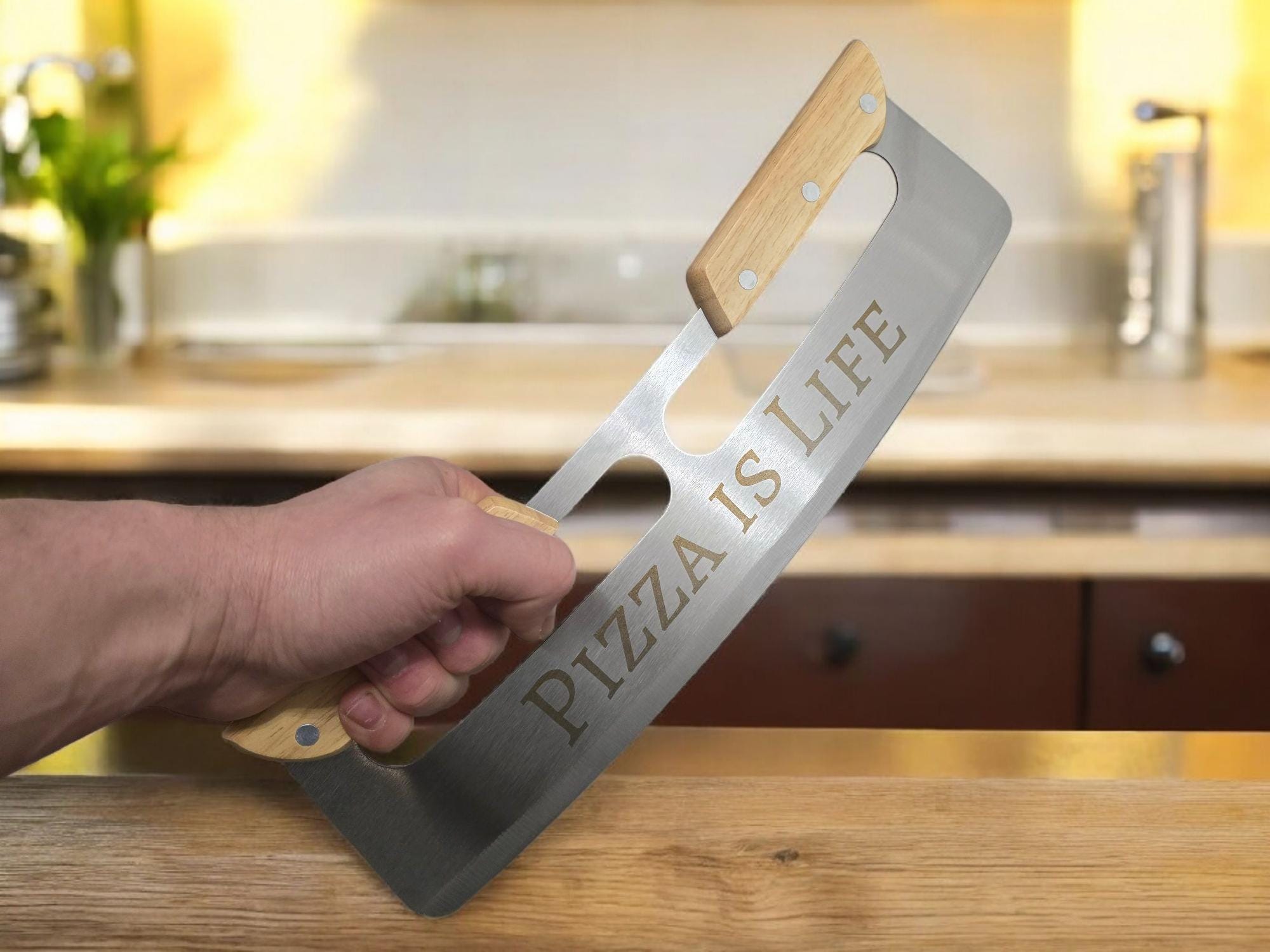 Personalized Pizza Cutter – Custom Engraved Pizza Slicer for Pizza ...