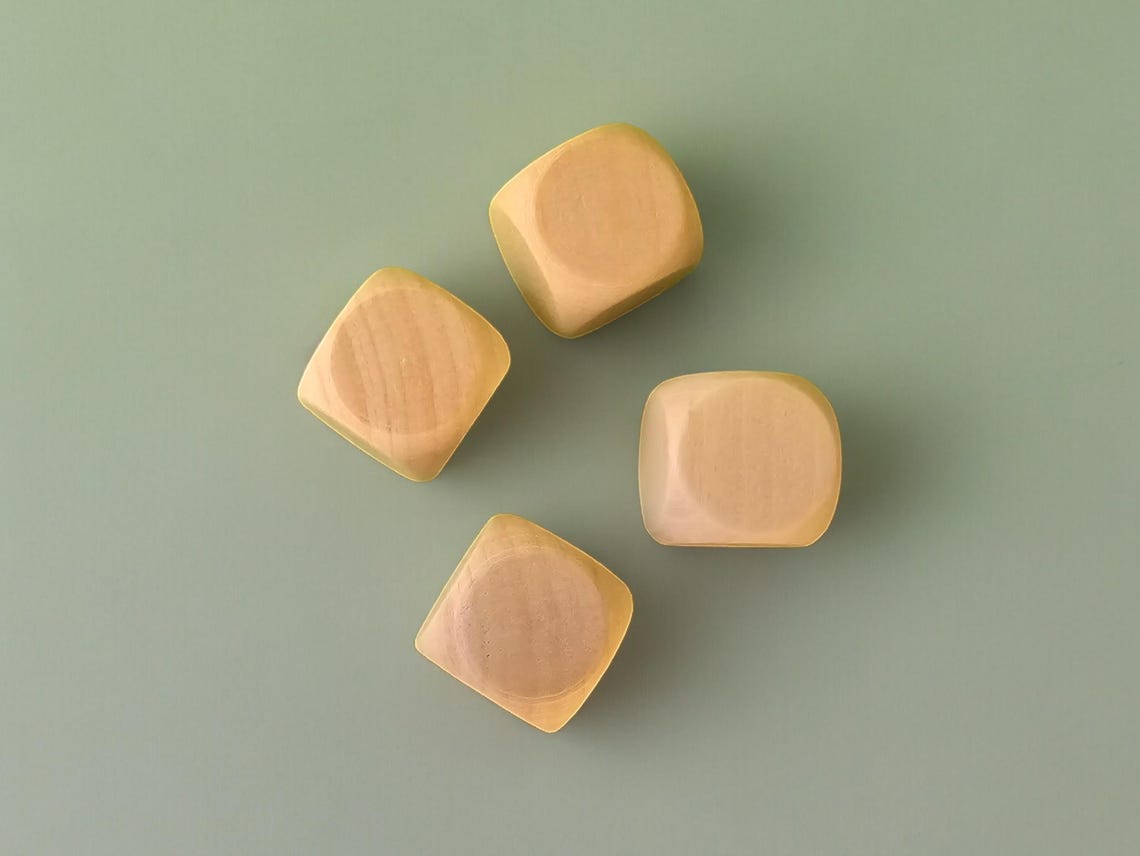 Plain Dice, 20mm Blank D6, DIY Board Games, Game Night Accessories - Etsy