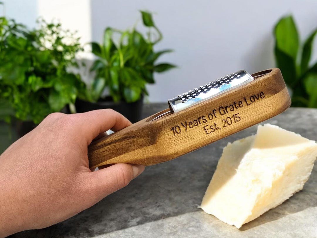 Personalized Wooden Cheese Grater – Parmesan Cheese Grater With Box ...