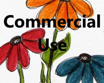 Commercial Use License With No Credit Required - Etsy