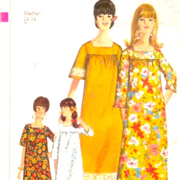1960s Muumuu Pattern - Etsy