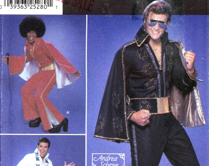 Mens Elvis Costume Sewing Pattern Simplicity 9916 70s Era Disco ...