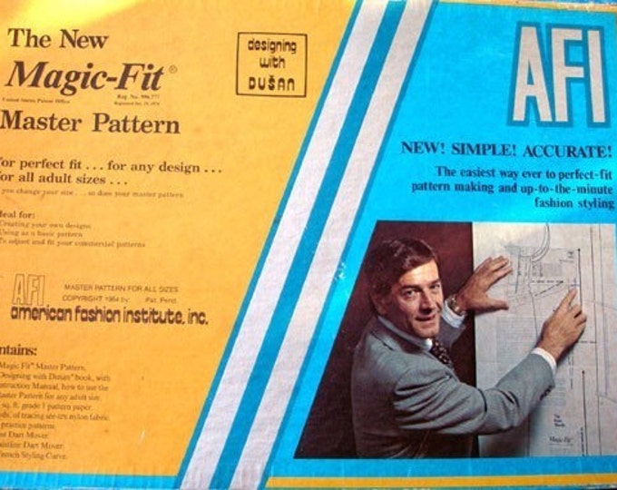 1984 Magic-fit Master Pattern Designing With Dusan 60 Page Booklet and ...