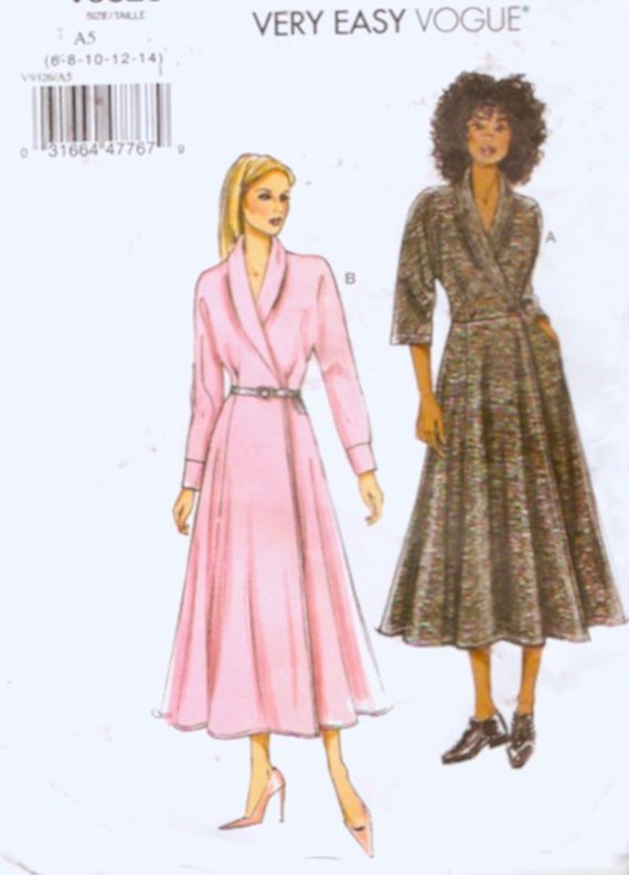 Vogue 9326 Dress Sewing Pattern Loose Fitting Casual Chic - Etsy