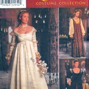 Simplicity 8735 Renaissance Wedding Dress Brides Gown - Etsy