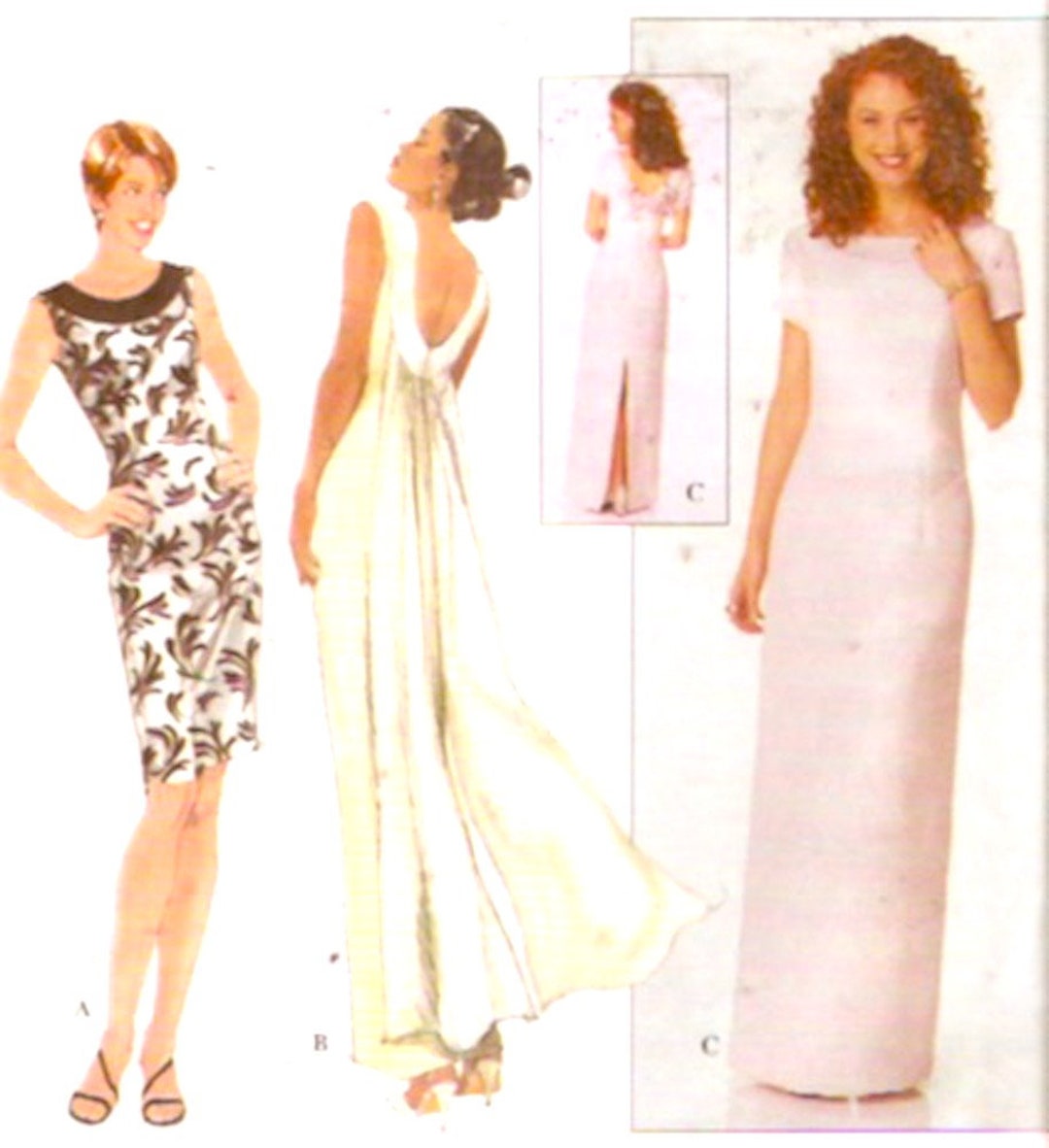 Plus Size Gown Wedding Dress Evening Wear Simplicity 8669 Sewing ...