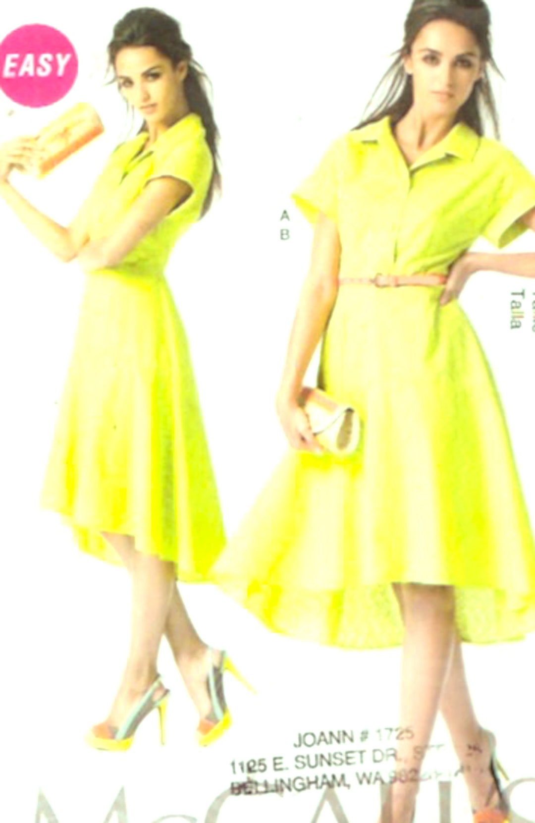 Plus Size Dress Mccalls 6742 Sewing Pattern Pullover Semi - Etsy