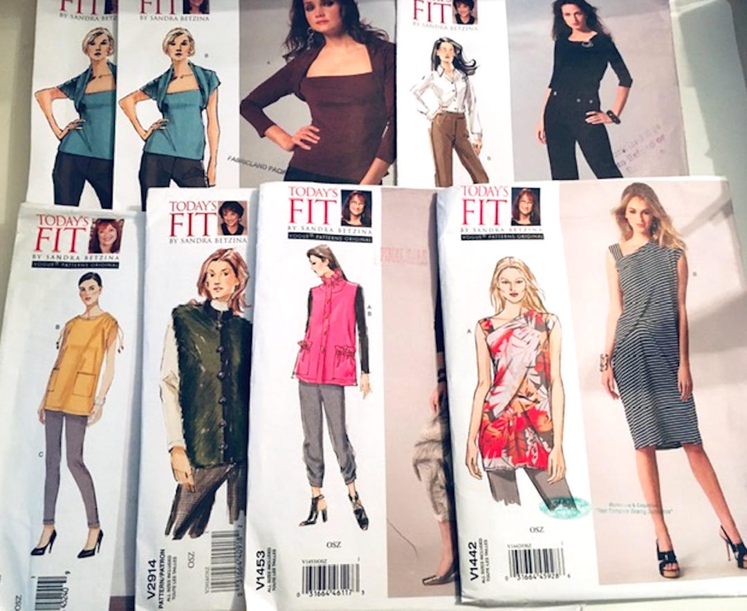 Todays Fit Sewing Patterns Vogue 1336 2913 2914 1376 1442 2980 1453 ...