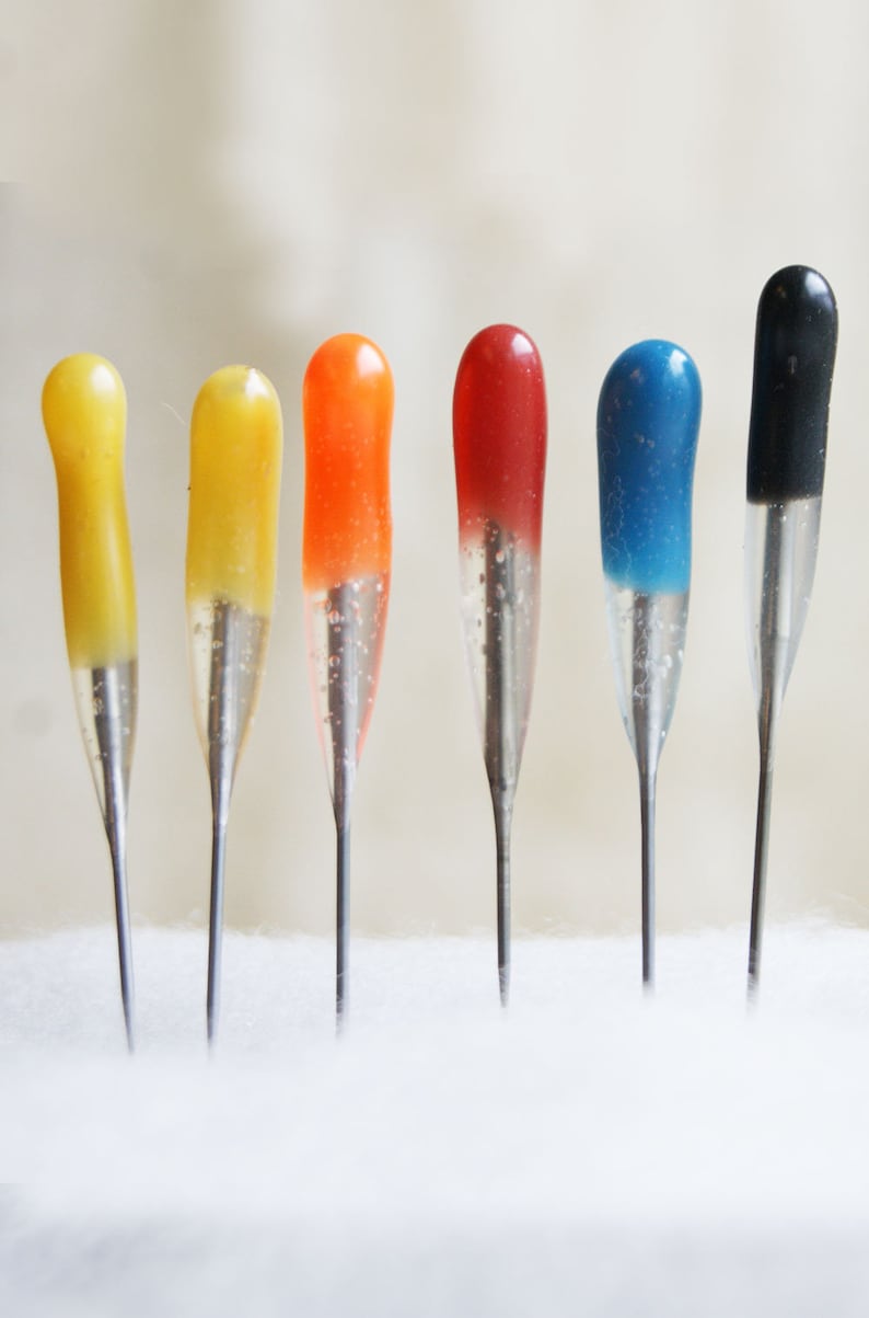 Felting Needles Variety Six Pack - Sizes 40t, 38star, 36t, 42t, 40star ...