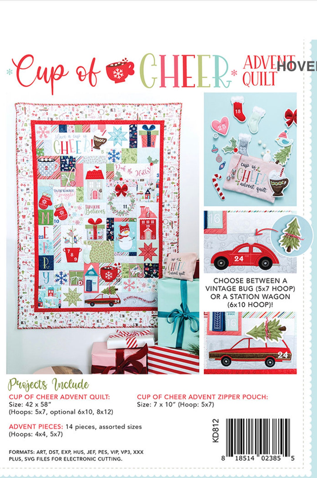 Kimberbell Fabric Green Cups 3yds - Advent Quilt Embellishment Kit - Etsy