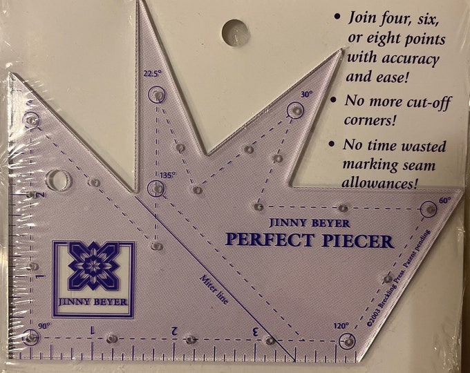 Jinny Beyer Perfect Piecer Ruler Template - Etsy