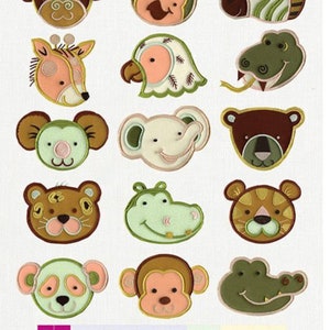 Anita Goodesign Baby Zoo Animals 37 Designs - Etsy