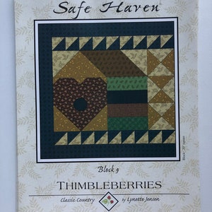Safe Haven Thimbleberries Blocks Pattern by Classic Country Lynette ...