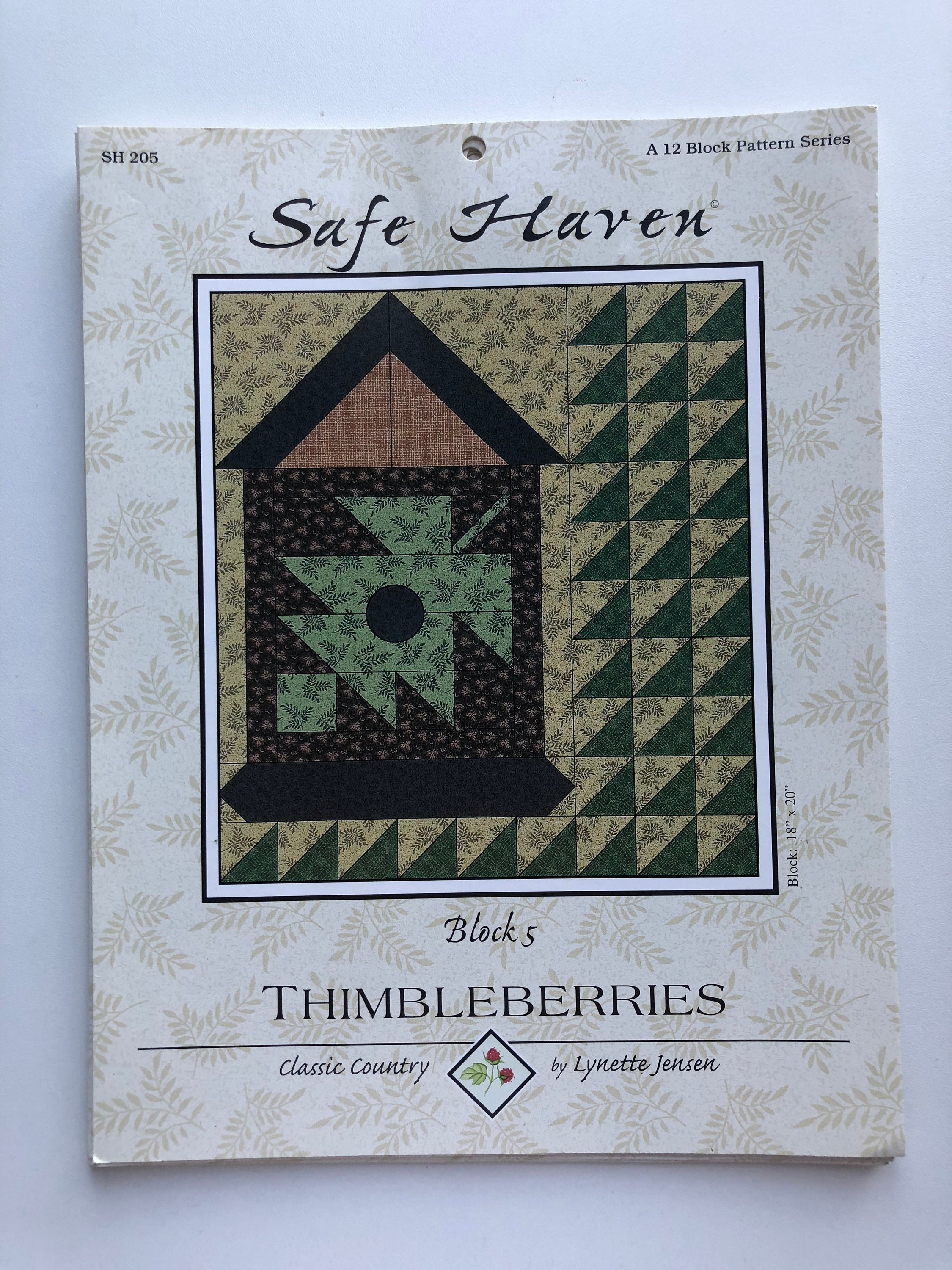 Safe Haven Thimbleberries Blocks Pattern by Classic Country Lynette ...
