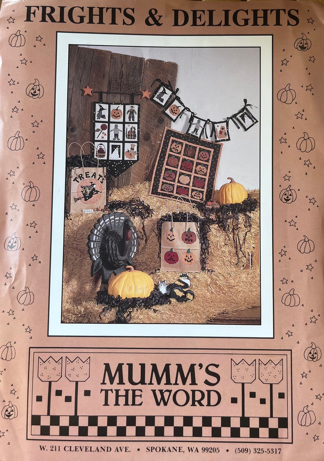 Frights & Delights Halloween Banners, Garland and Trick or Treat Bags ...