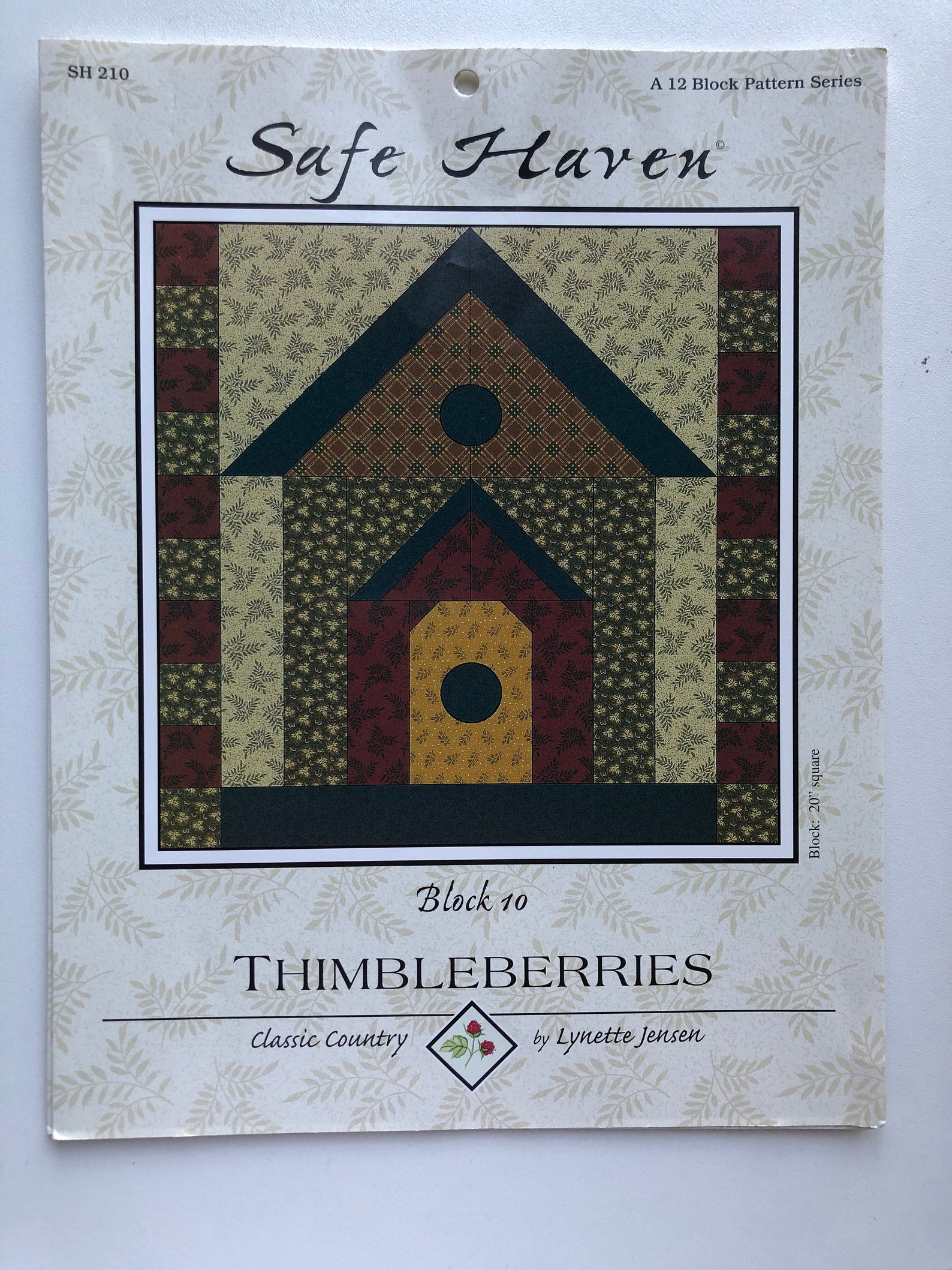 Safe Haven Thimbleberries Blocks Pattern by Classic Country Lynette ...