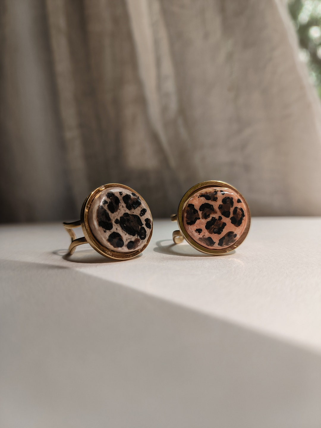 Stainless Steel Leopard Ring - Etsy