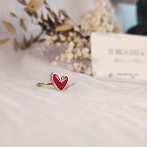 Heart Ring - Gold Heart Ring - Etsy