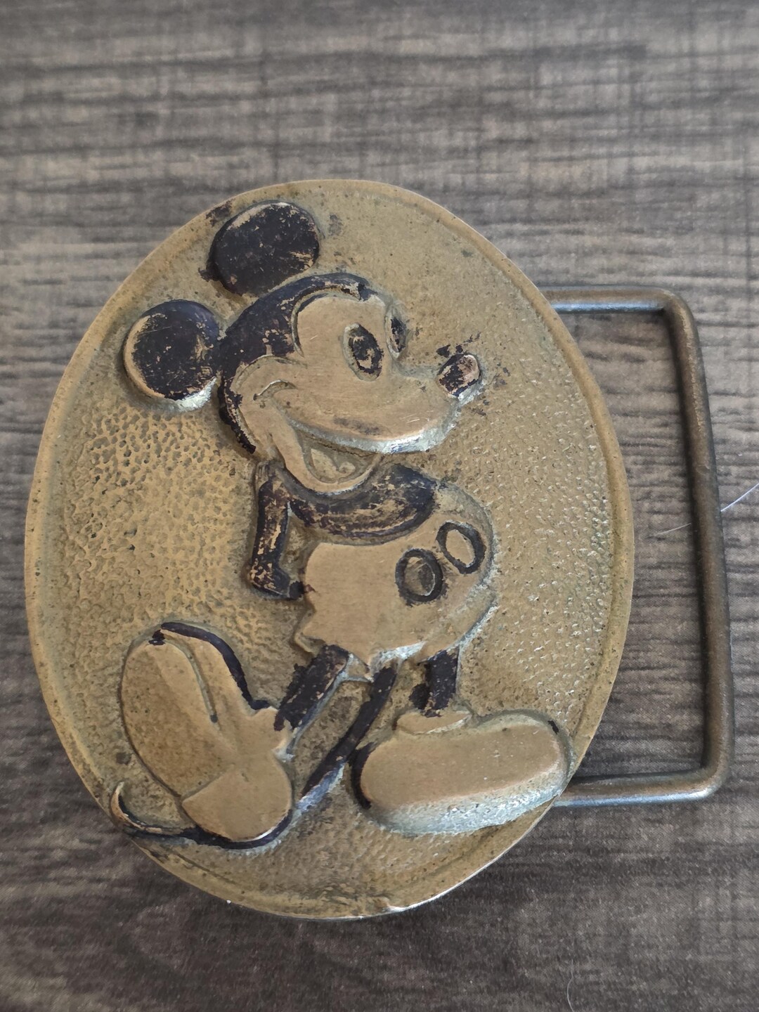 Vintage Brass 1970s Mickey Mouse Belt Buckle. - Etsy