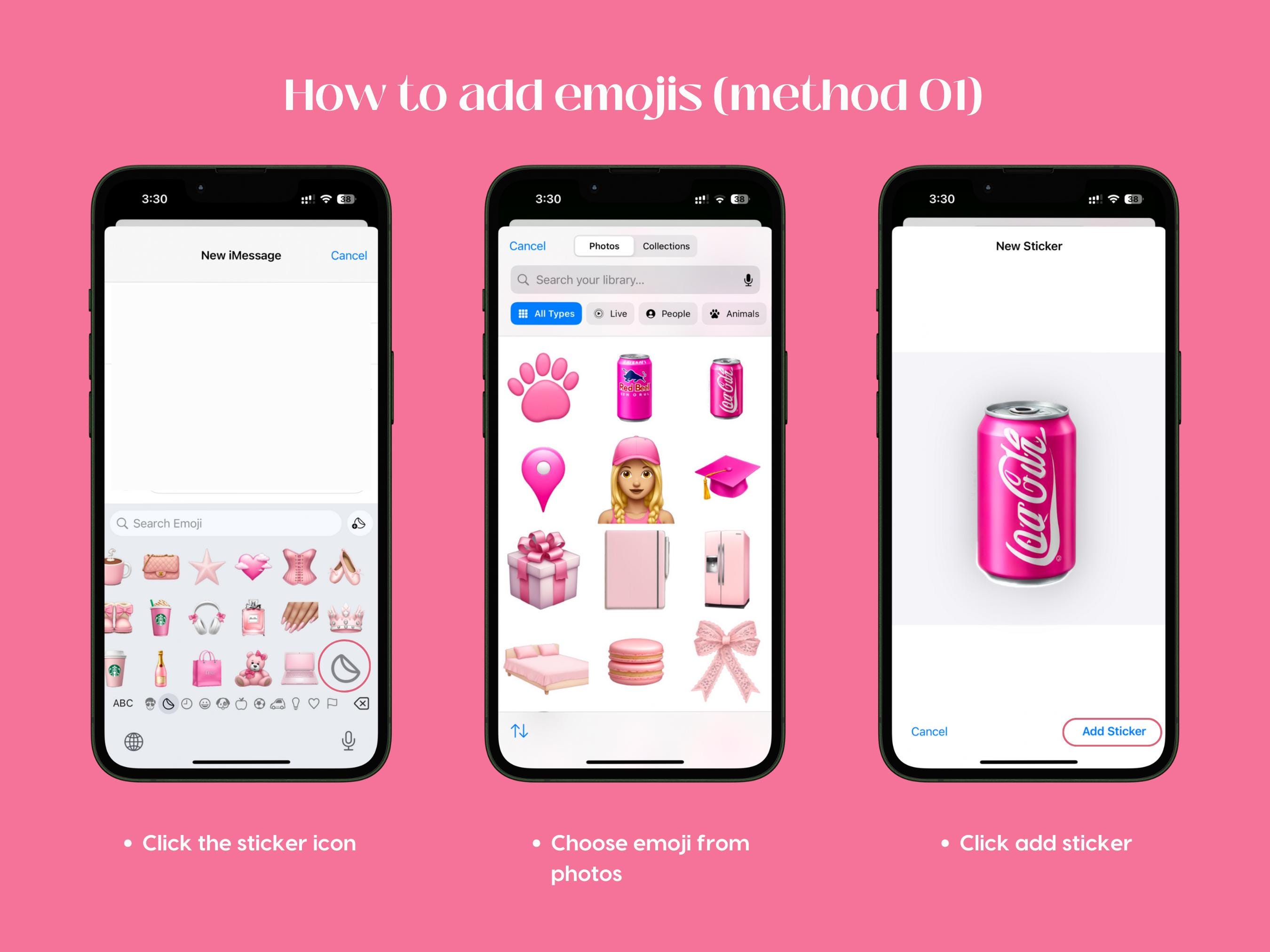 55 Ios 18 Yoga & Pilates Girly Emoji Pack Girly Aesthetic iPhone Emoji ...