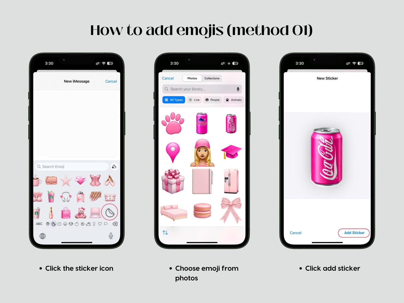 100 Ios 18 White Emoji Pack Clean Girl Aesthetic iPhone Emojis Minimal ...