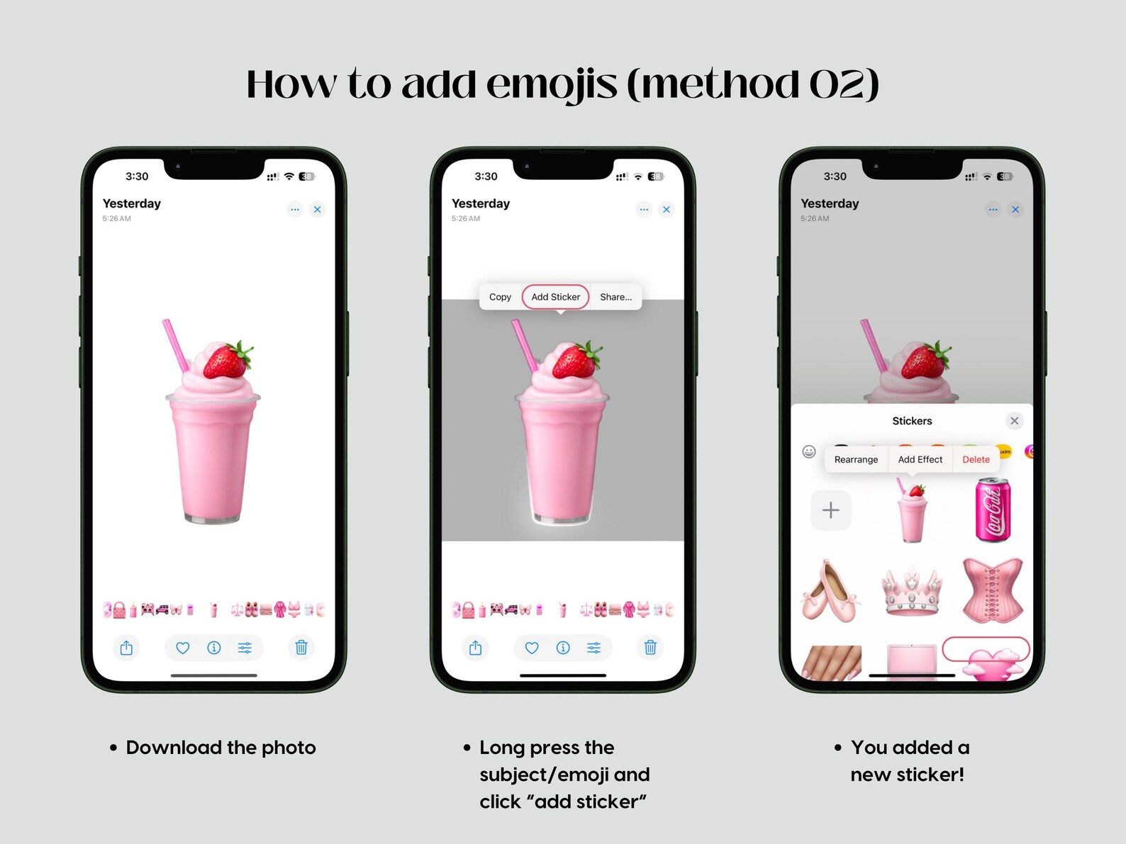 100 Ios 18 White Emoji Pack Clean Girl Aesthetic iPhone Emojis Minimal ...