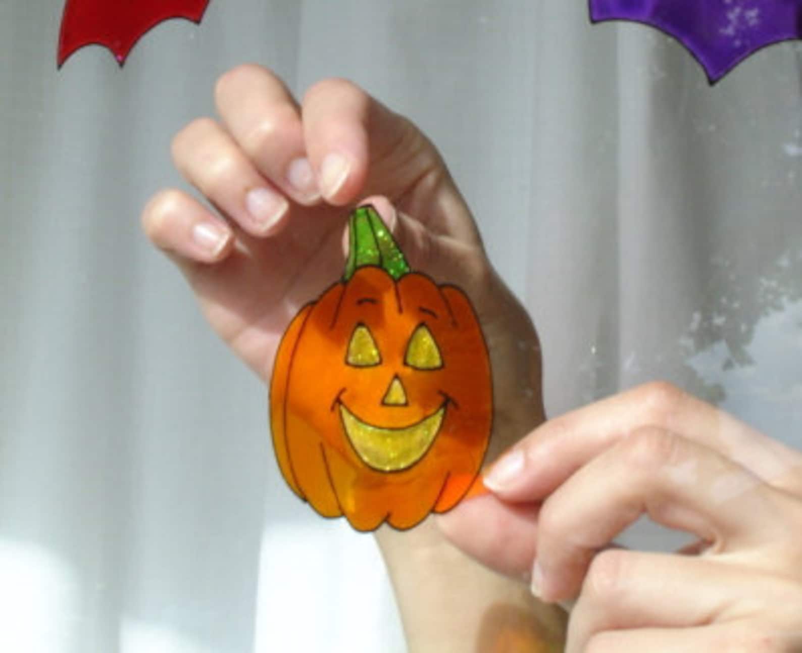 Custom Lettering Window Art Clings Suncatcher Stickers | Etsy