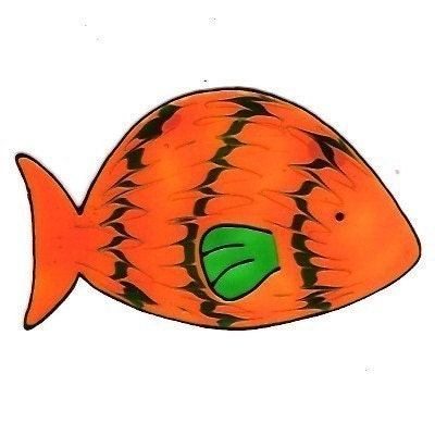 SALE SALE SALE Fish/orange Family Window Art | Etsy