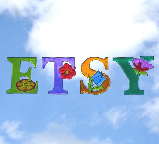 Custom Lettering Window Art Clings Suncatcher Stickers - Etsy