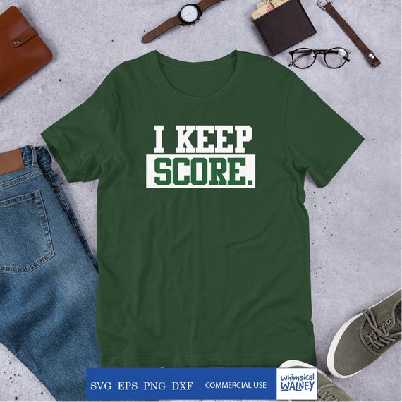 I Keep Score SVG Baseball Svg Baseball Lover Sarcastic | Etsy