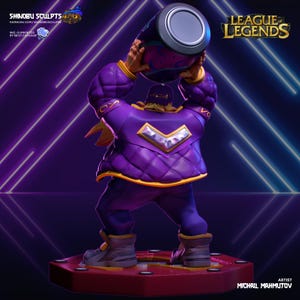 KDA Gragas, Unpainted, Painted Figure, Garage Kit 14 K Print Quality - Etsy