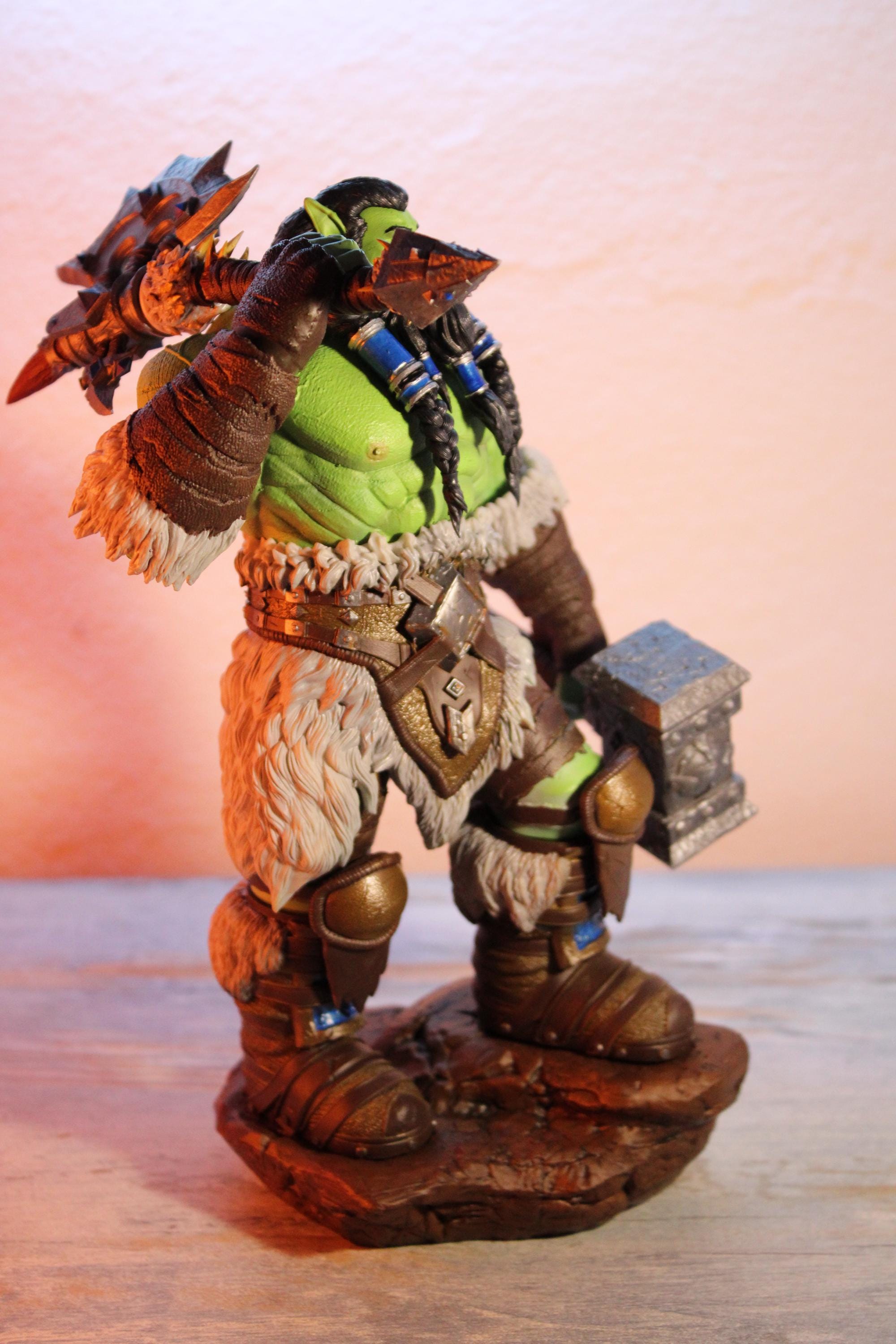 Thrall Wow Figure: World of Warcraft Resin Statue,painted Unpainted ...