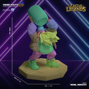 League of Legends Gragas Figure, Resin Garage Kit (1/10 or 1/8 Scale ...
