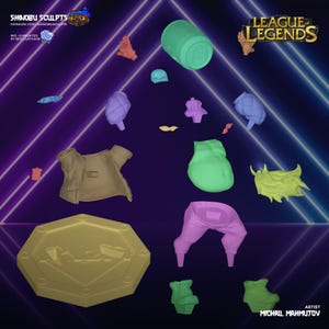 League of Legends Gragas Figure, Resin Garage Kit (1/10 or 1/8 Scale ...