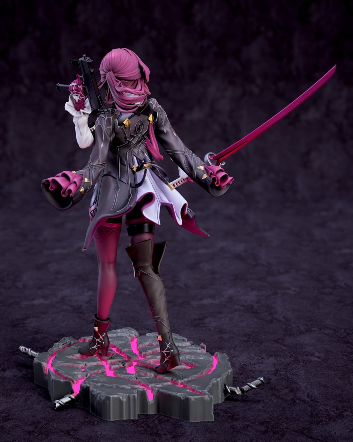 Kafka Figure Honkai Stair Rail Figure 8K Resin Painted, Unpainted ...