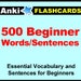 Anki Flashcards - Learn Chinese - Study 500 Basic Vocabulary With ...