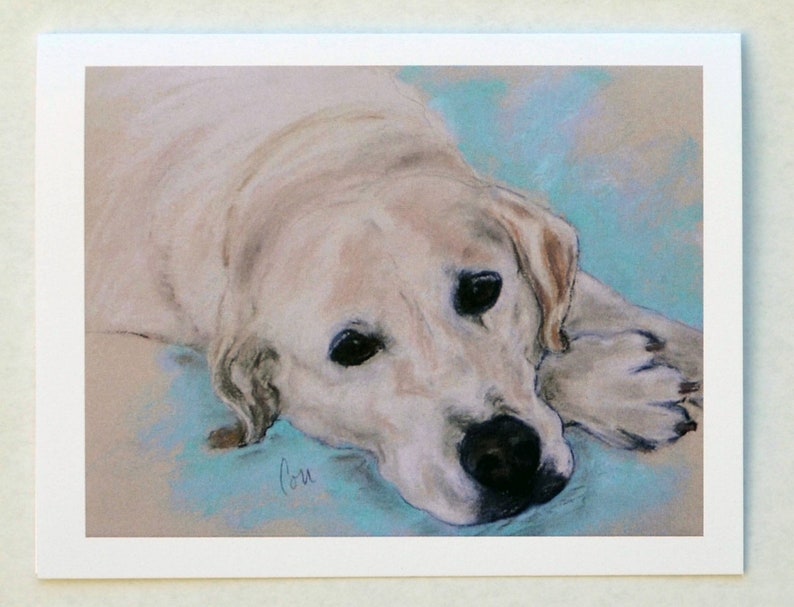 Labrador Retriever Dog Art Note Cards by Cori Solomon - Etsy