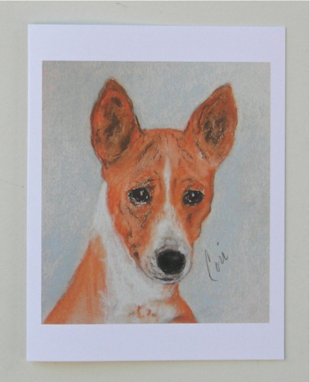 Basenji Dog Art Note Cards by Cori Solomon - Etsy