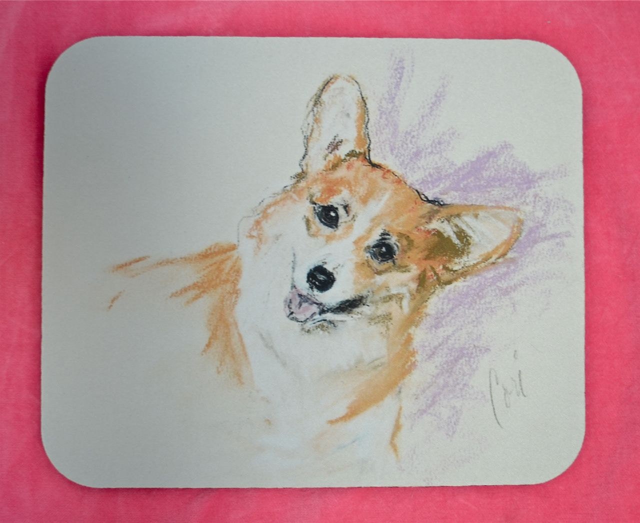 Pembroke Welsh Corgi Dog Art Mouse Pad by Cori Solomon - Etsy