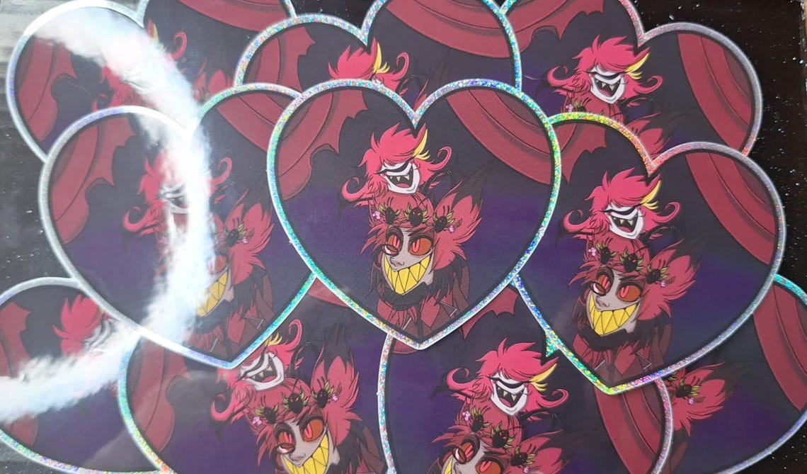 Hazbin Hotel -alastor and Nifty “I Dub Thy King Roach” - Etsy