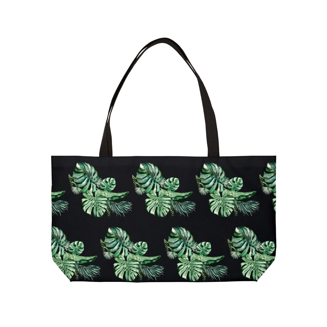 FERN GULLY Luxury Travel Tropical Floral Beach Bag Festival Season ...
