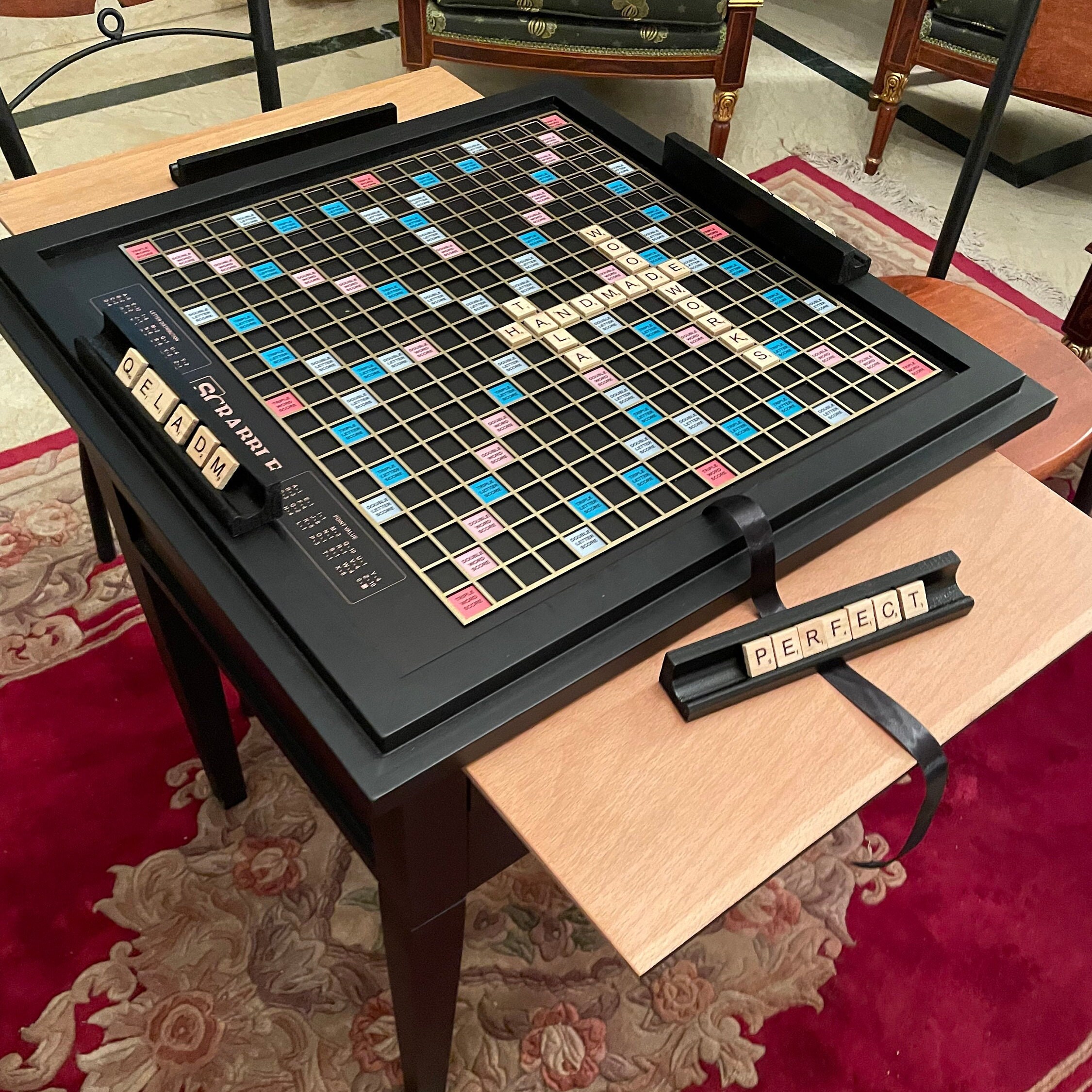 Multi-game Table, Monopoly, Scrabble, Sequence, Chess, Checkers, Cluedo ...
